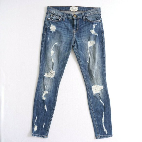 Current/Elliott | Jeans | Currentelliot Womens Jeans The Stiletto Blue ...